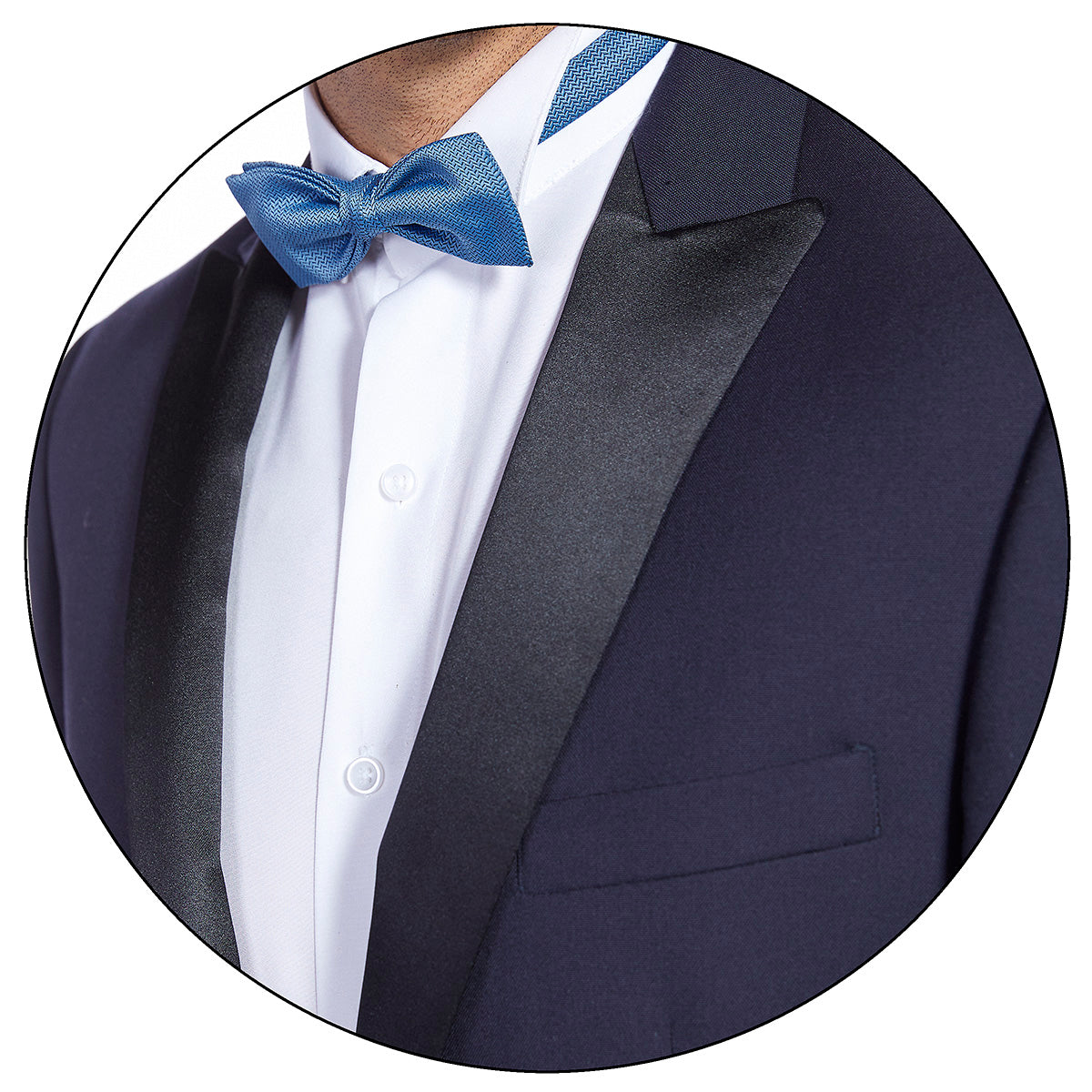 Saco smoking solapa de pico marino– Moments