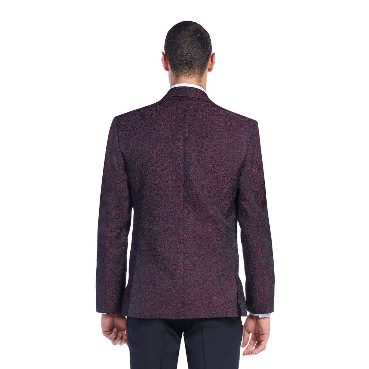 Saco solapa de escuadra Vino– Moments