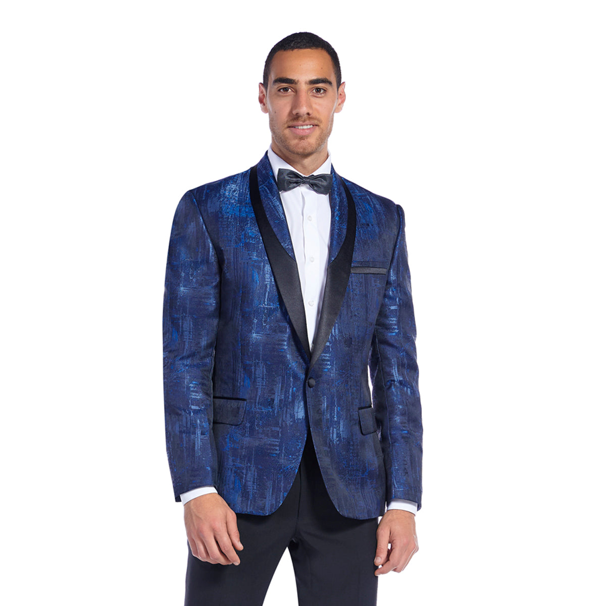 Saco solapa de shawl con corte – Moments