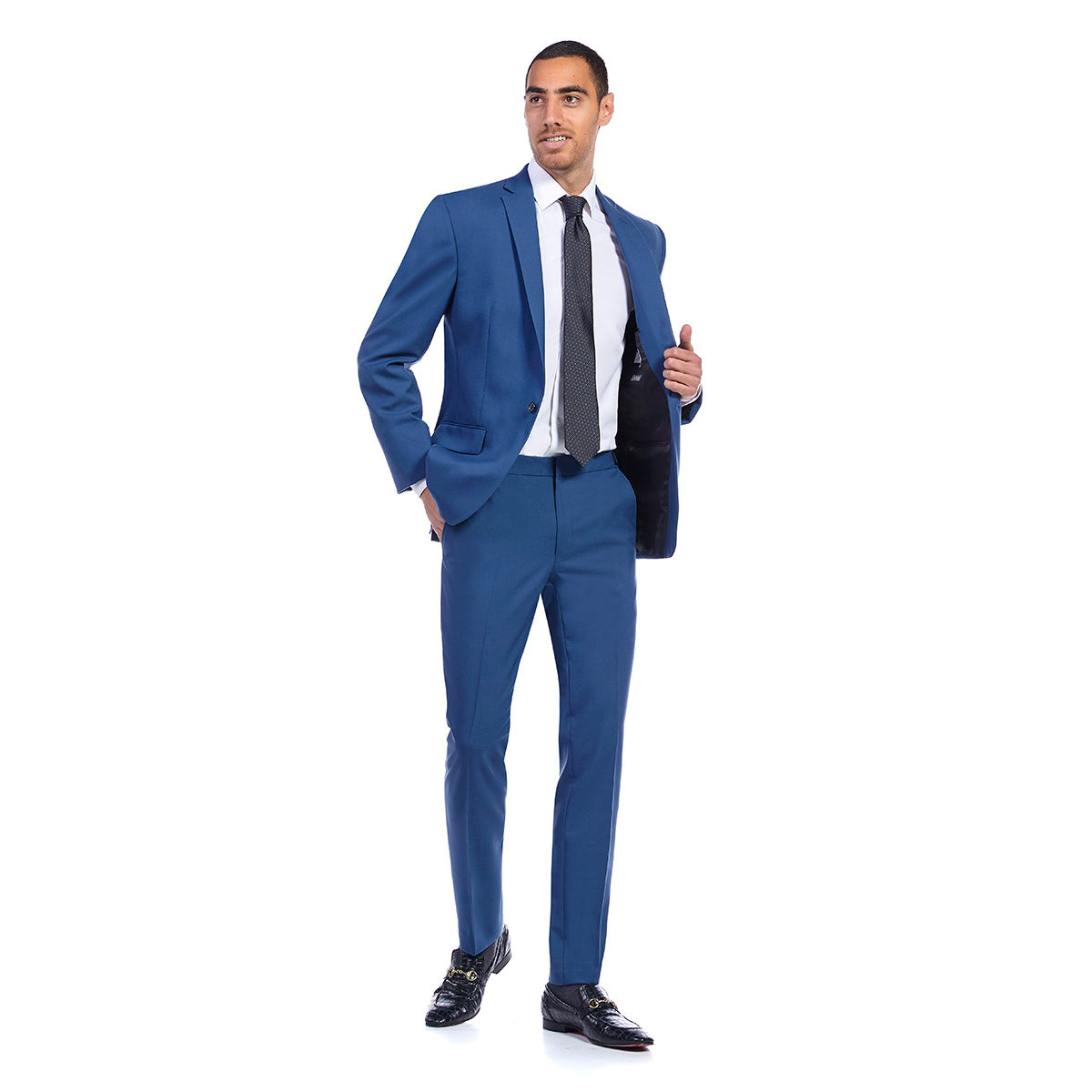 Saco formal color azul – Moments